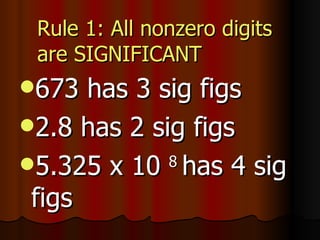 Significant Figures or Sig Figs | PPT