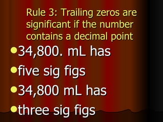 Significant Figures or Sig Figs | PPT