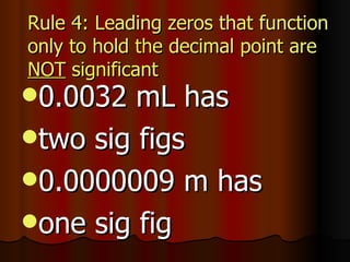 Significant Figures or Sig Figs | PPT