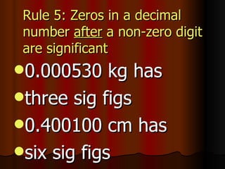 Significant Figures or Sig Figs | PPT