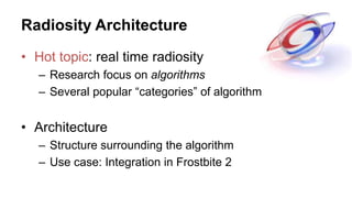 A Real-time Radiosity Architecture | PPTX