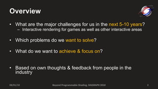 5 Major Challenges in Interactive Rendering | PPT