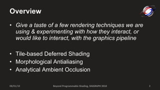 Bending the Graphics Pipeline | PPT