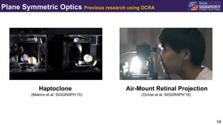 A Design for Optical Cloaking Display - SIGGRAPH 2019 Experience ...