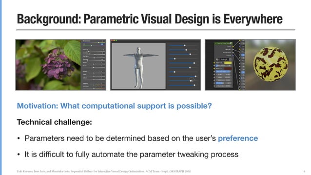 [SIGGRAPH 2020] Sequential Gallery for Interactive Visual Design Optimization | PDF
