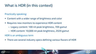 High-Dynamic Range (HDR) Demystified | PDF