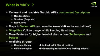 vkFX: Effect(ive) approach for Vulkan API | PPT