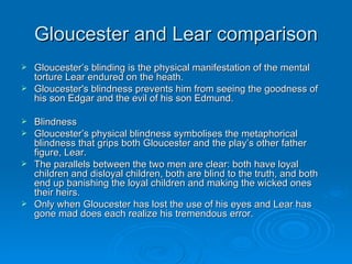 Sight and blindness in king lear | PPT