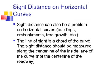 Sight distance.ppt