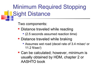 Sight distance.ppt