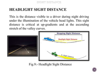 Sight Distance-Stopping Sight Distance, Overtaking Sight Distance.pptx
