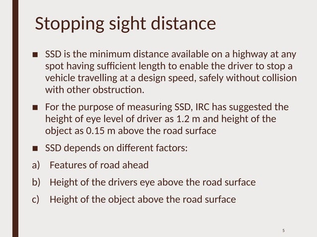 Analysis of Stopping sight distance and Overtaking Sight Distance .pptx
