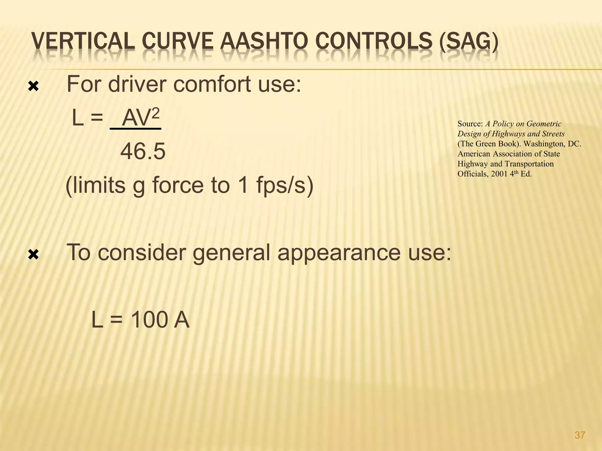 Sight distance and road allignment | PPTX