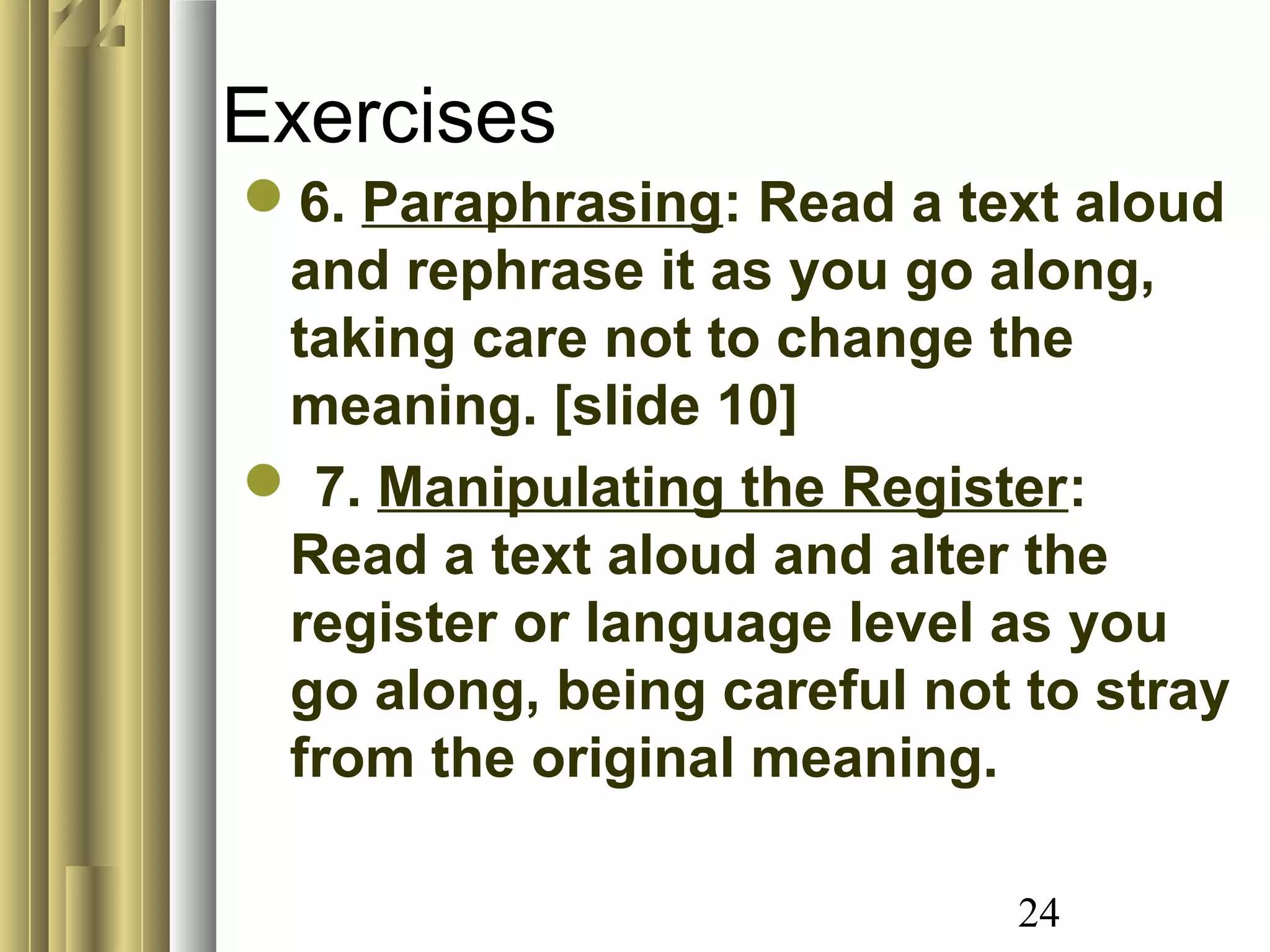 Sight interpreting - sight translation | PPT | Programming Languages ...