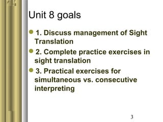 Sight interpreting - sight translation | PPT | Programming Languages ...