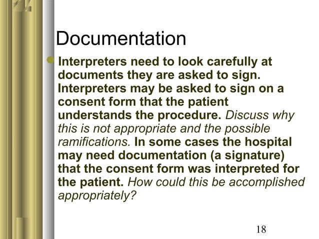 Sight interpreting - sight translation | PPT