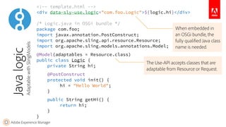 AEM Sightly Deep Dive | PPT