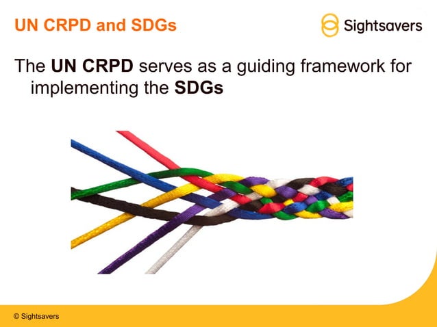 Sightsavers' approach to inclusive eye health | PPT