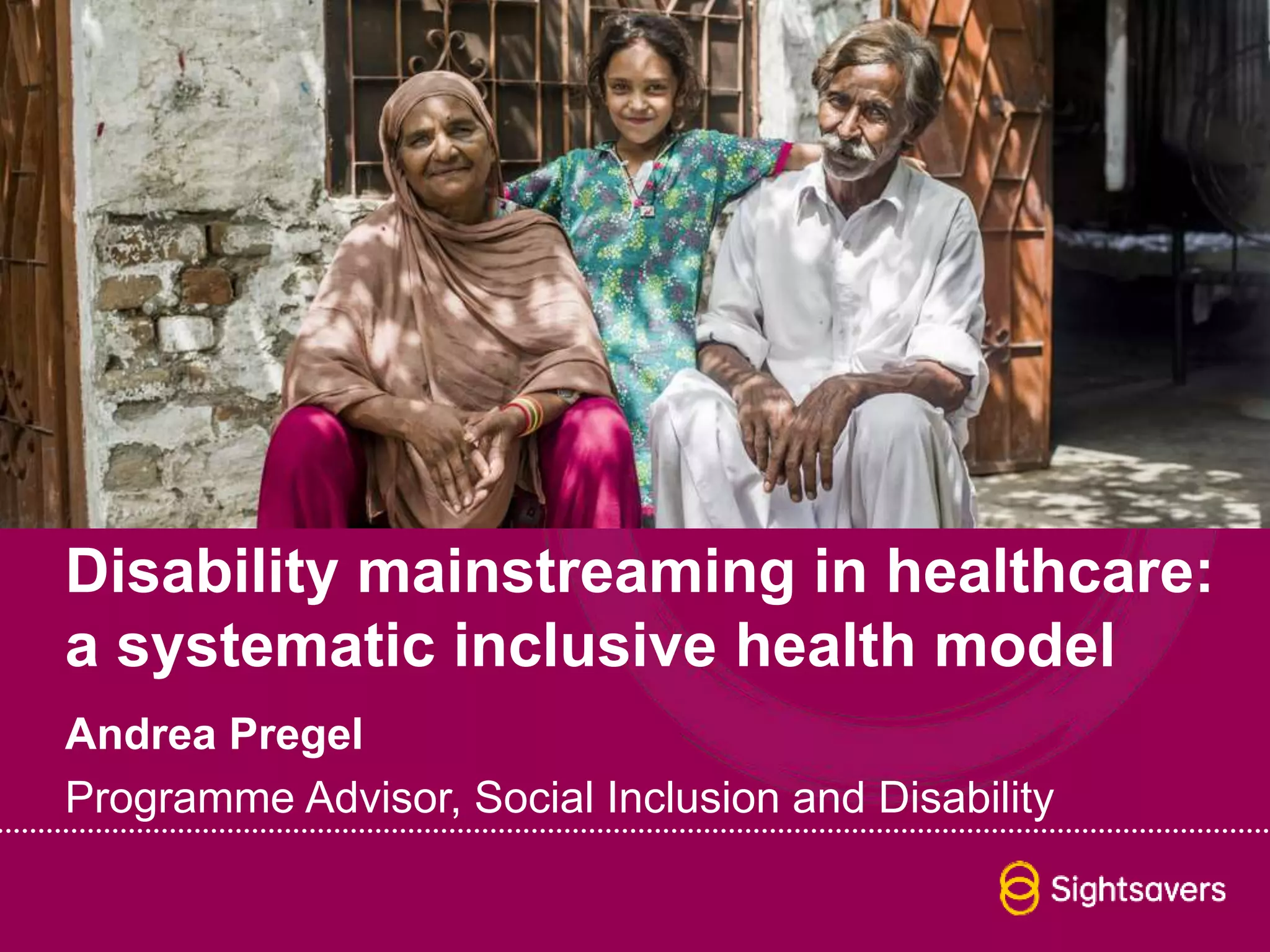 Presentation_Pregel - Practical Approaches to Disability Inclusion in ...