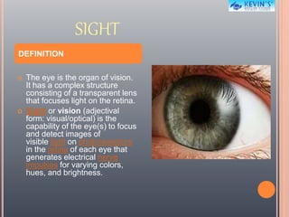 Sight sense | PPTX