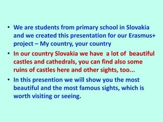 Sights in slovakia | PPT