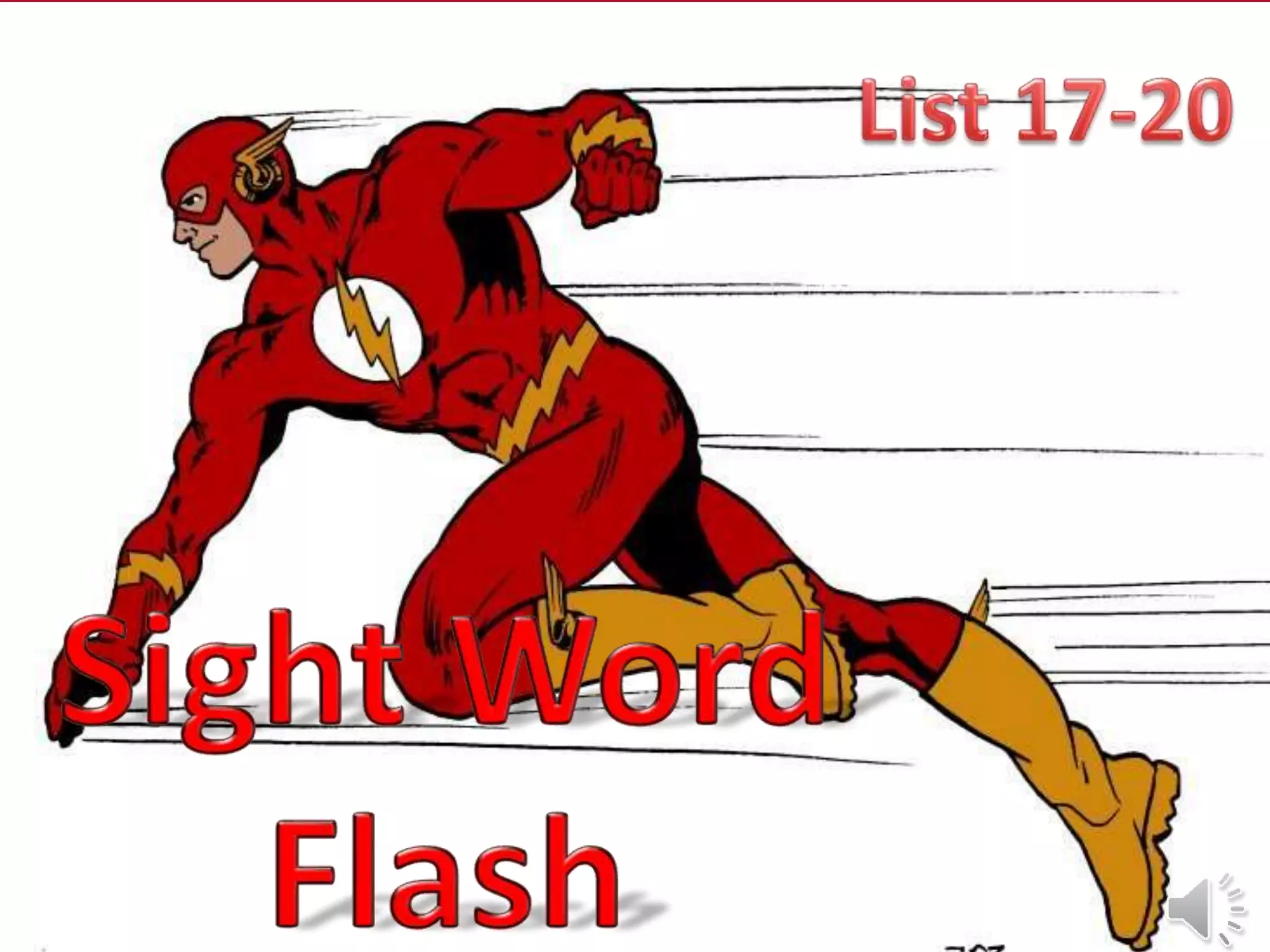 Sight word flash (17 20) | PPTX