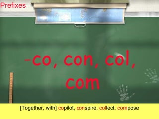 Suffix and Prefix | PPS