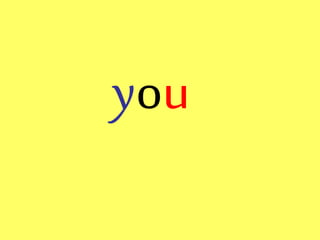 Sight words 01 personal pronouns | PPT