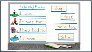 Building Reading Fluency - Sight Words and Phrases | PDF