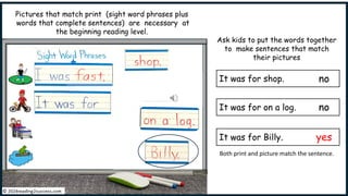 Building Reading Fluency - Sight Words and Phrases | PDF