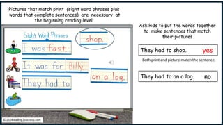 Building Reading Fluency - Sight Words and Phrases | PDF