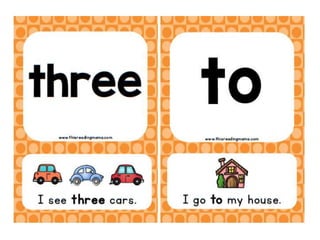Sight words level 1 sentences | PPTX