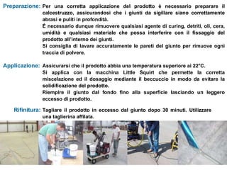 Sigillatura Giunti Con Polyurea | PPT