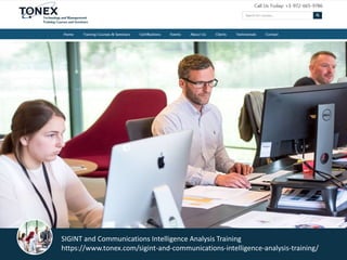 Communications Intelligence Analysis, SIGINT Training | PPTX