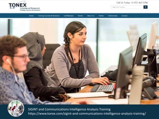 Communications Intelligence Analysis, SIGINT Training | PPTX