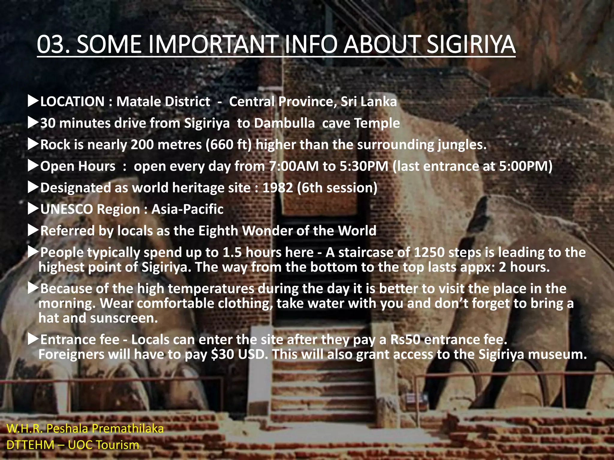 Sigiriya value addition case study 4.. | PDF
