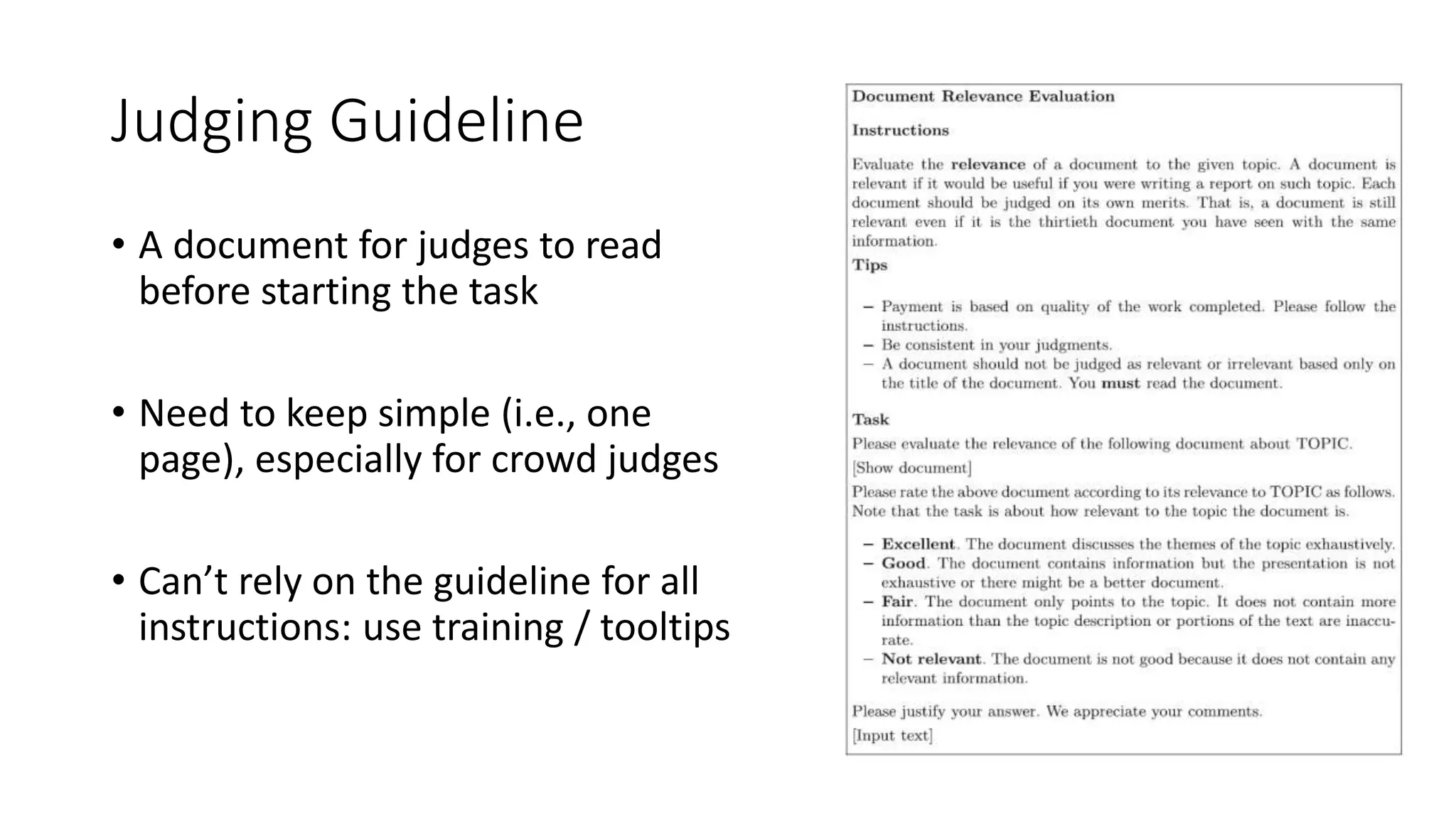 SIGIR Tutorial on IR Evaluation: Designing an End-to-End Offline Evaluation Pipeline | PPTX