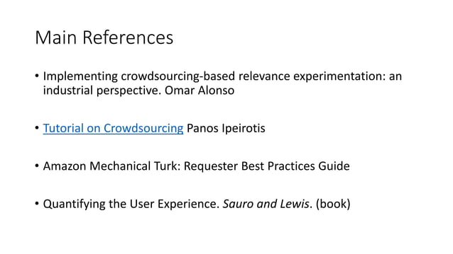 SIGIR Tutorial on IR Evaluation: Designing an End-to-End Offline Evaluation Pipeline | PPT