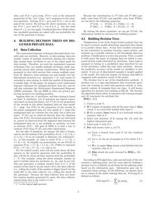 Using Randomized Response Techniques for Privacy-Preserving Data Mining | PDF