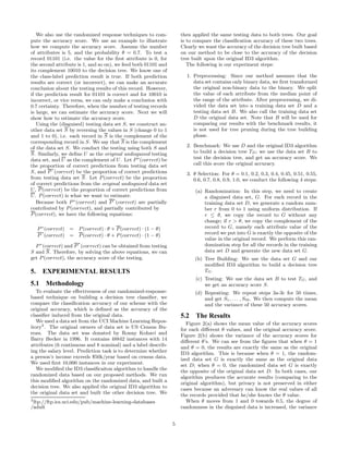 Using Randomized Response Techniques for Privacy-Preserving Data Mining | PDF