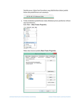 Sig konversi cad & georeference | PDF