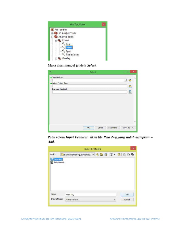 Sig konversi cad & georeference | PDF