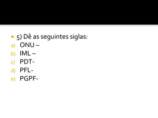 Siglas e abreviaturas | PPTX