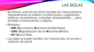 Siglas y abreviaturas | PPTX