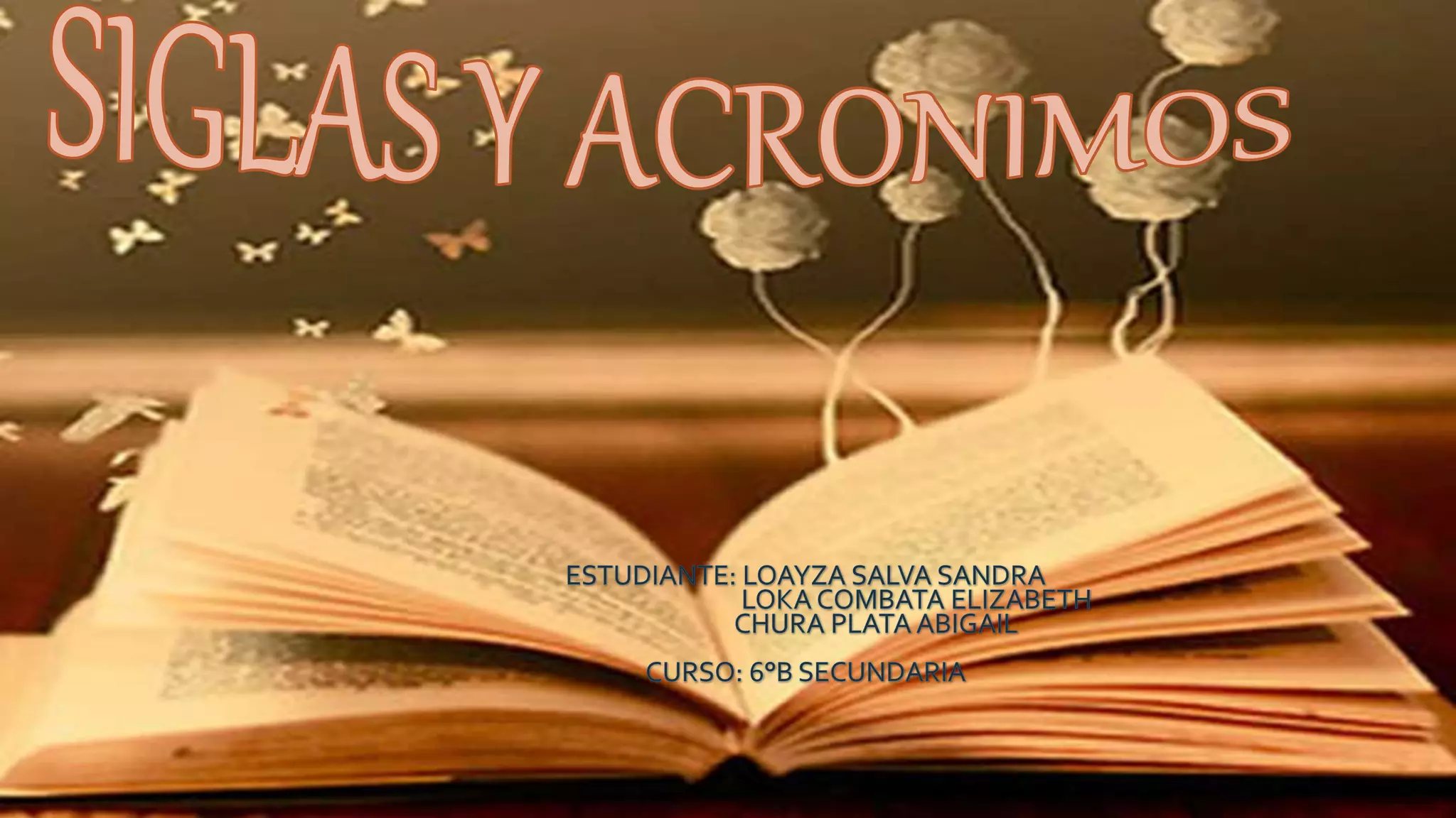 Siglas y Acronimos | PPTX