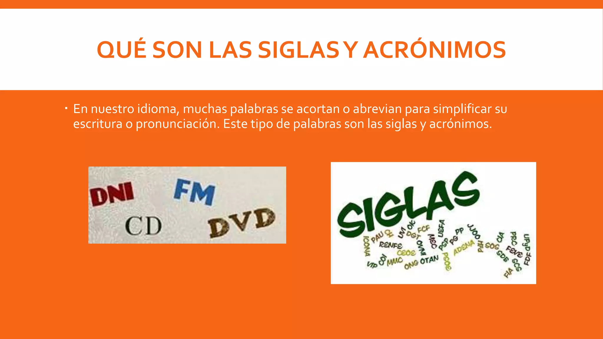 Siglas y Acronimos | PPTX