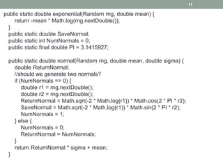 Single server queue (Simulation Project) | PPTX