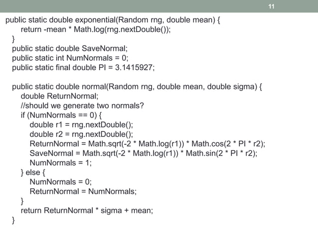 Single server queue (Simulation Project) | PPTX | Programming Languages | Computing