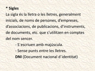 Sigles i abreviatures | PPTX