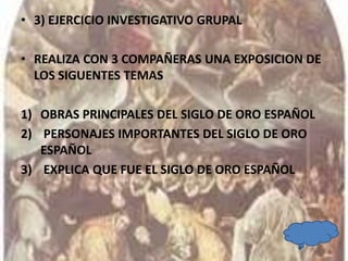 Siglo de oro español | PPTX